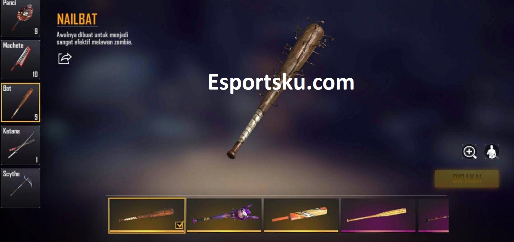 Kapan Skin Bat Nailbat Rilis Kembali di Free Fire (FF)? – Esportsku