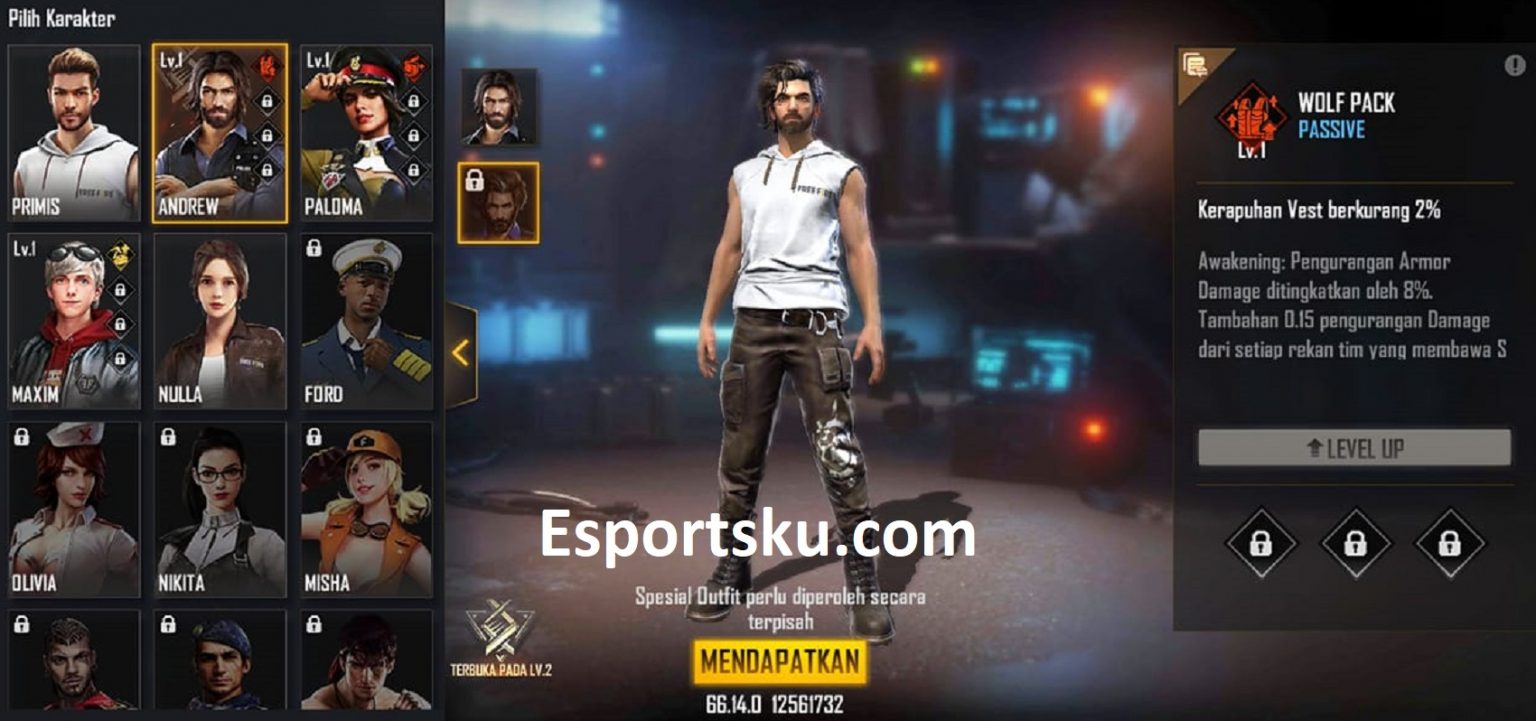 8 Fakta Unik Karakter Andrew Free Fire (FF) – Esportsku