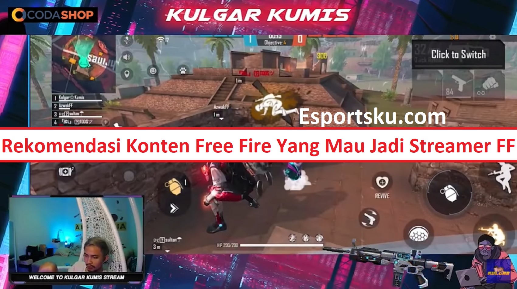 Rekomendasi Konten Free Fire Buat Kamu Yang Mau Jadi Streamer FF ...