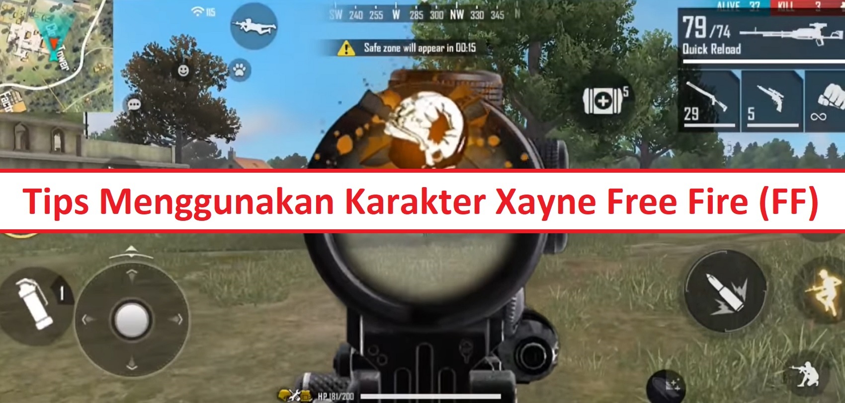 Tips Menggunakan Karakter Xayne Free Fire (FF) – Esportsku