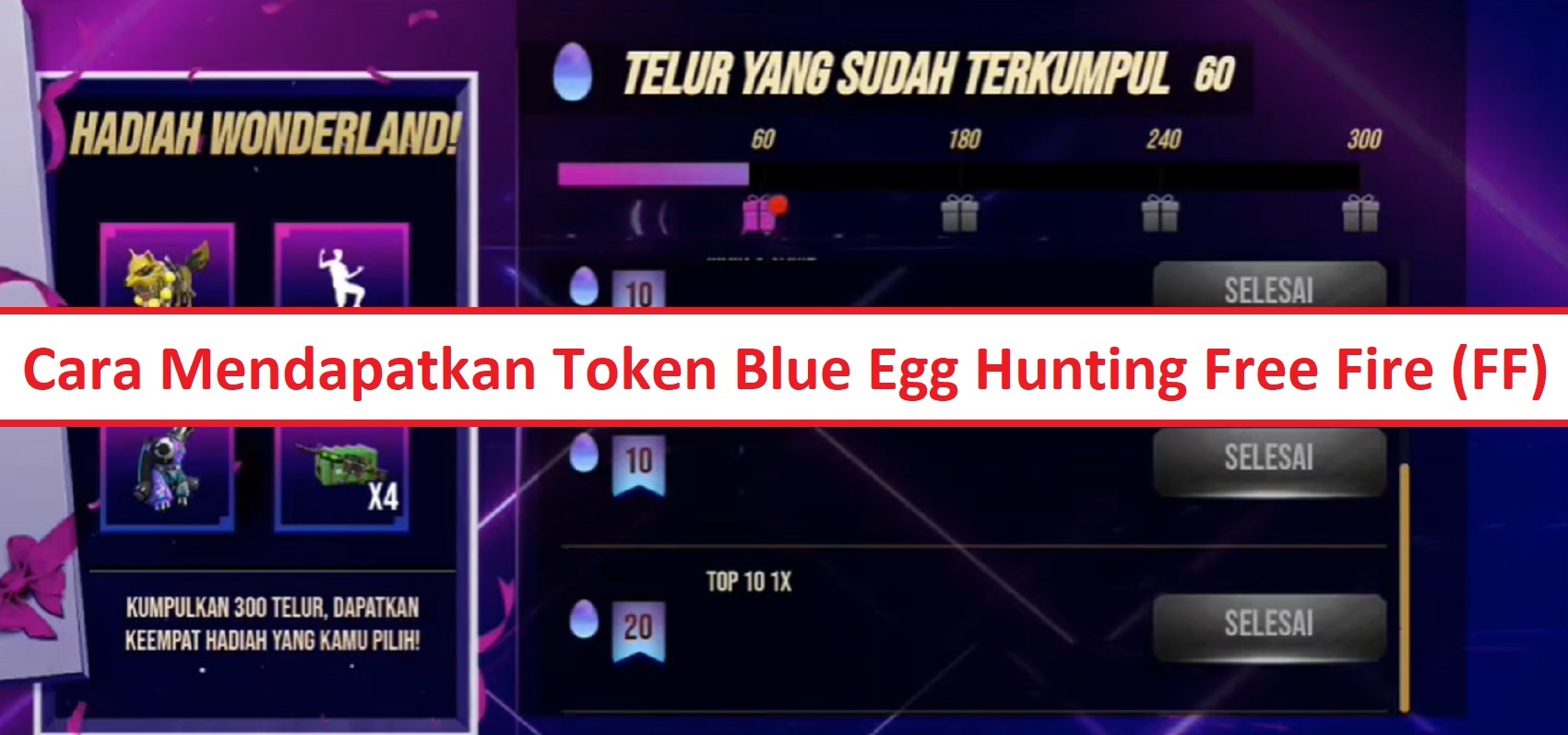 Cara Mendapatkan Token Blue Egg Hunting Free Fire (FF) – Esportsku