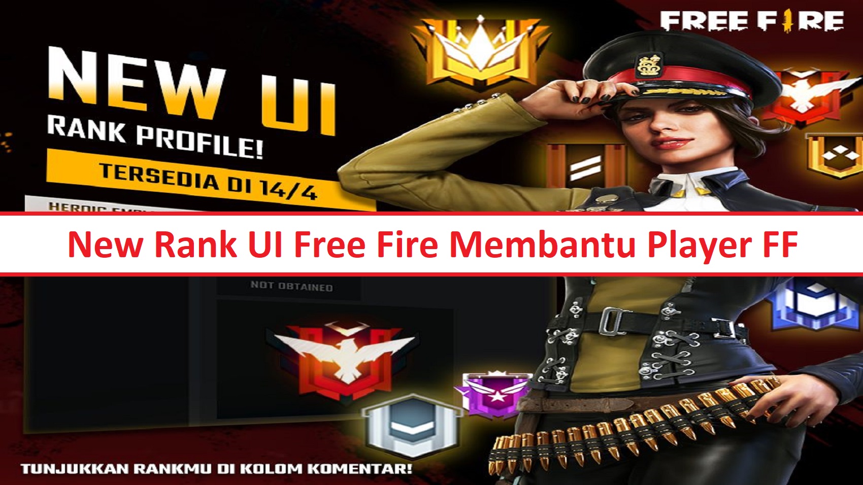 New Rank UI Free Fire Membantu Player FF – Esportsku