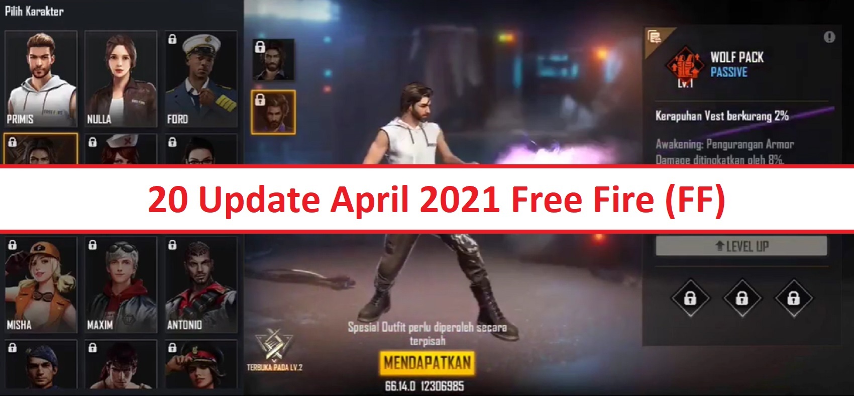 20 Update April 2021 Free Fire (FF), Apa Saja? – Esportsku