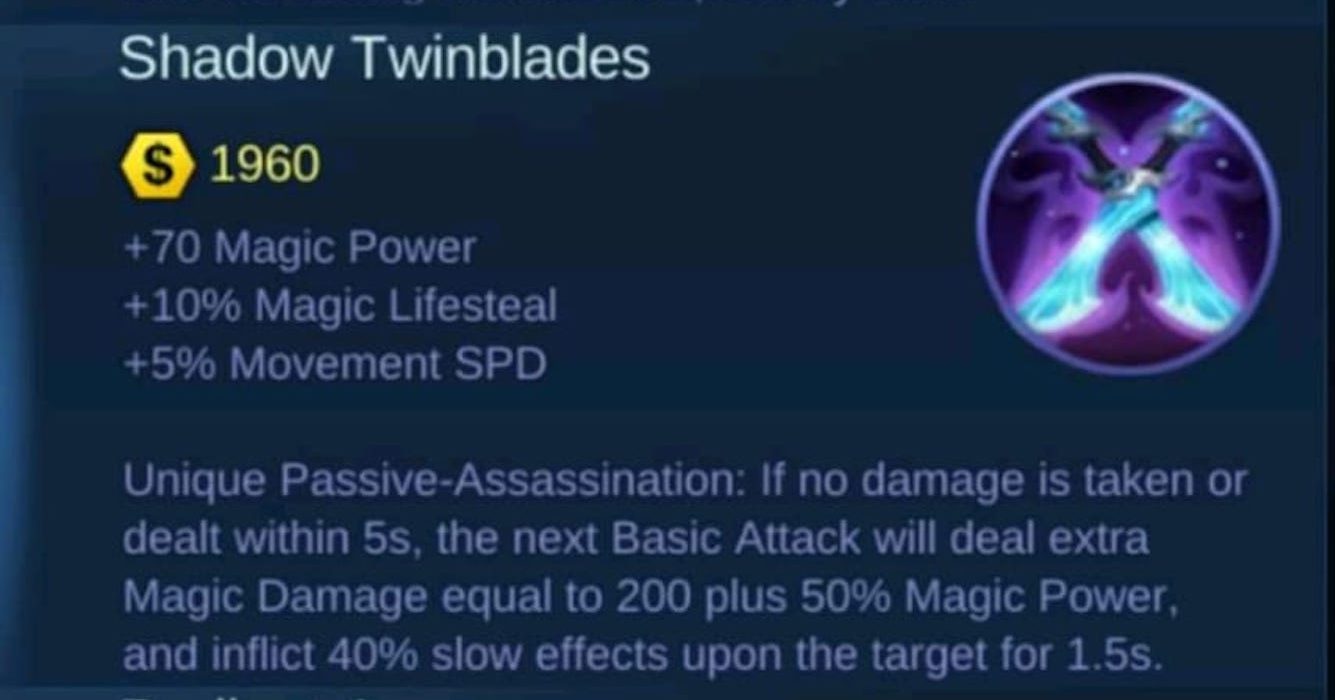 Kenapa Item Calamity Reaper & Shadow Twinblades Dihapus Mobile Legends ...