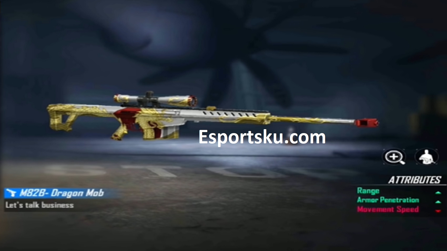 8 Fakta Menarik Senjata M82B Free Fire (FF) – Esportsku