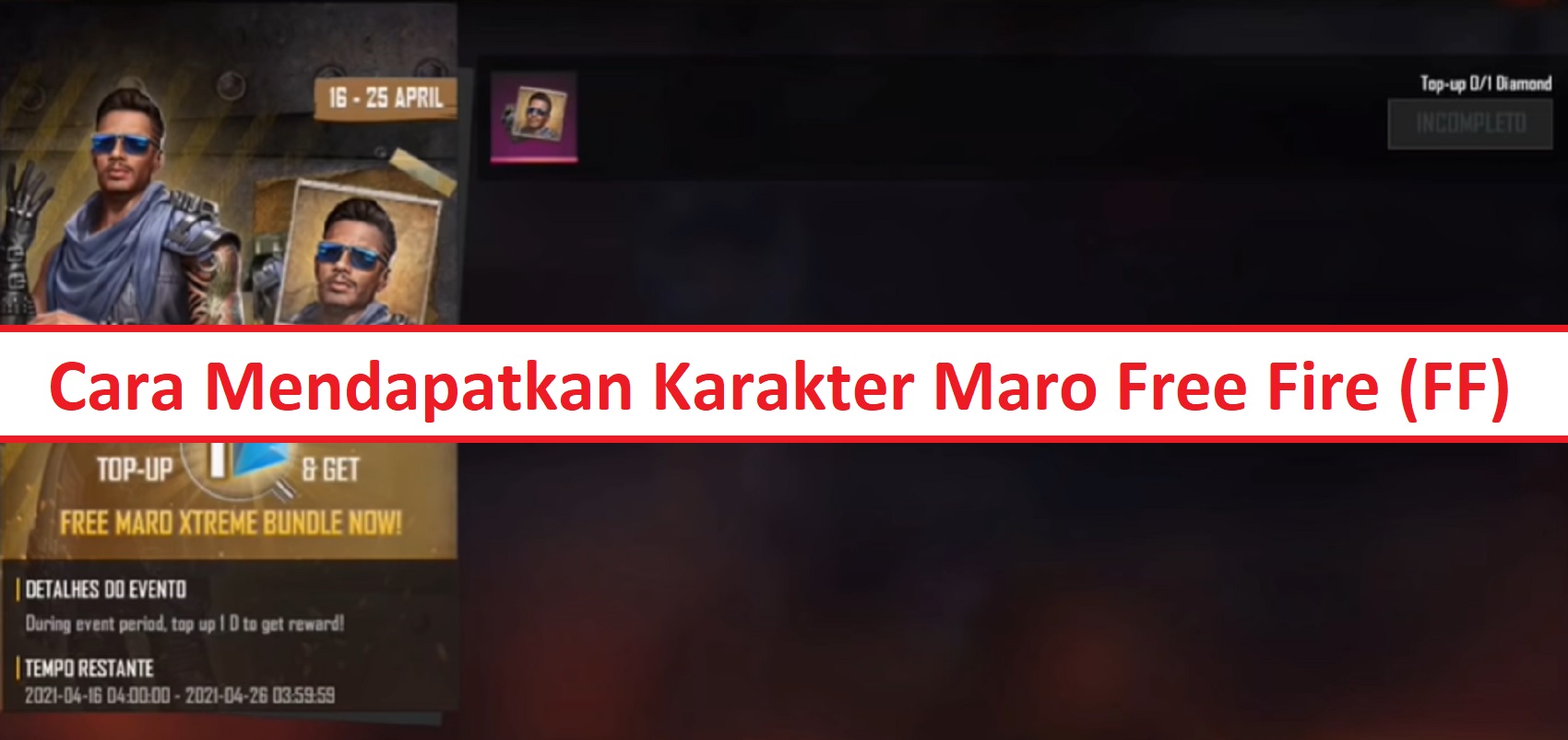 Cara Mendapatkan Karakter Maro Free Fire (FF) – Esportsku