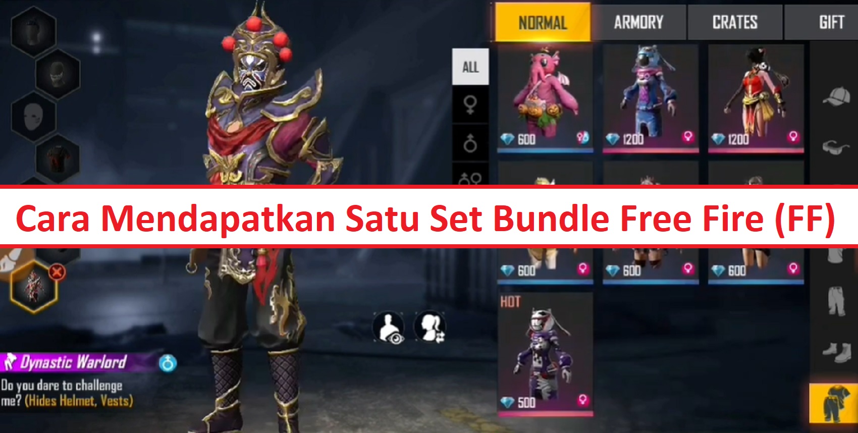 Cara Mendapatkan Satu Set Bundle Free Fire (FF) – Esportsku