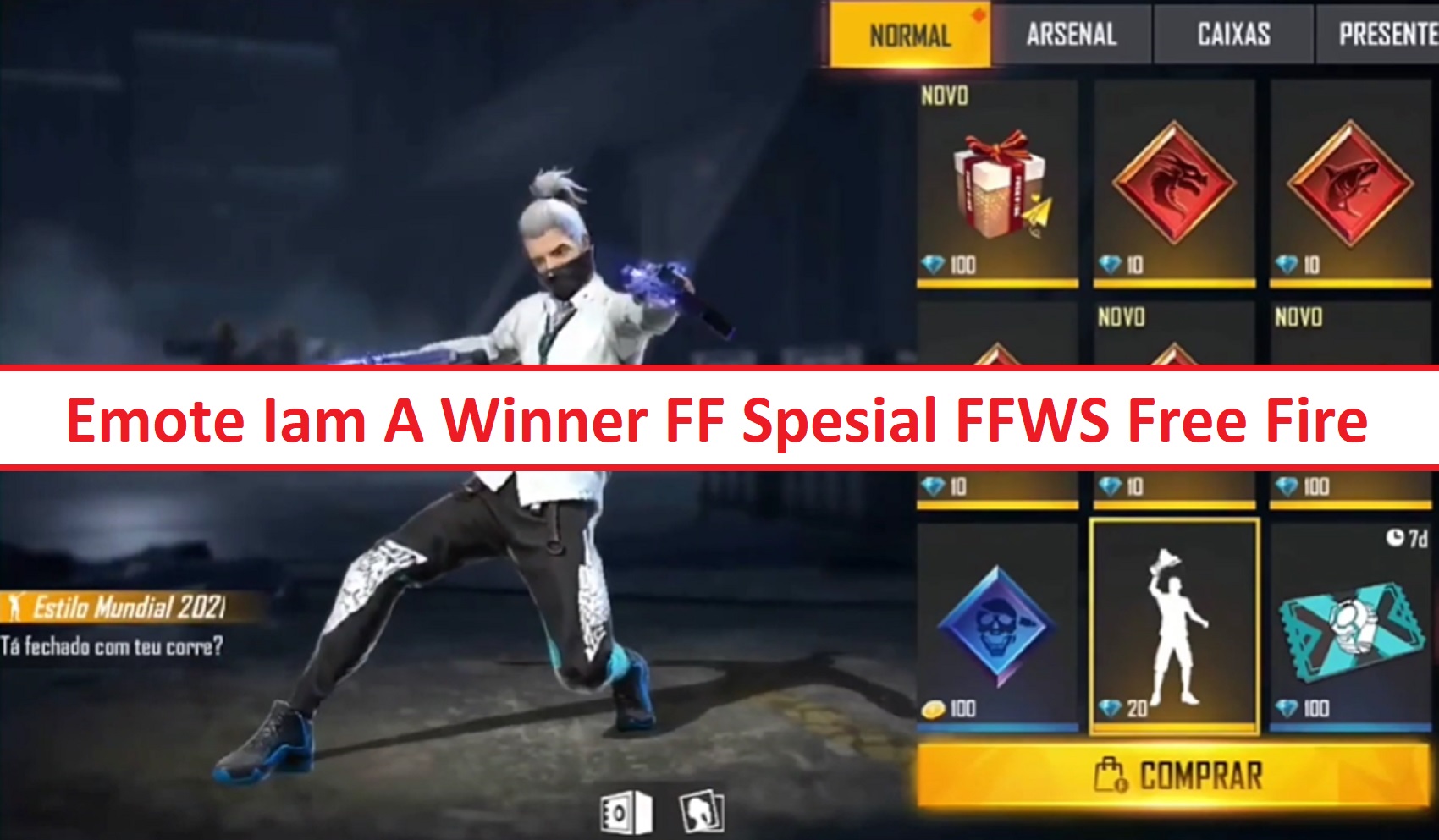 Emote Iam A Winner FF Spesial FFWS Free Fire – Esportsku