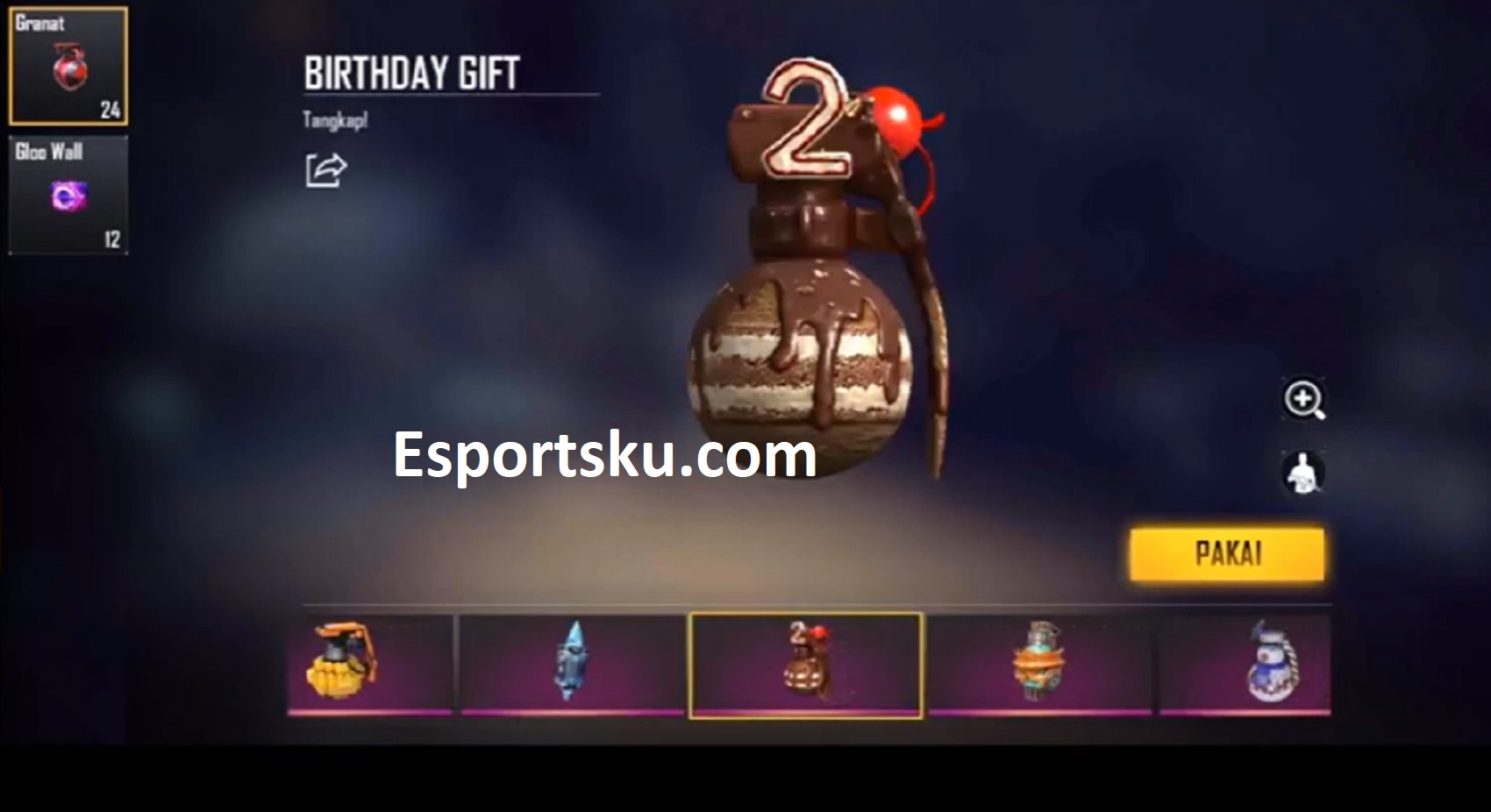 Cara Mendapatkan Skin Birthday Gift Free Fire (FF) – Esportsku