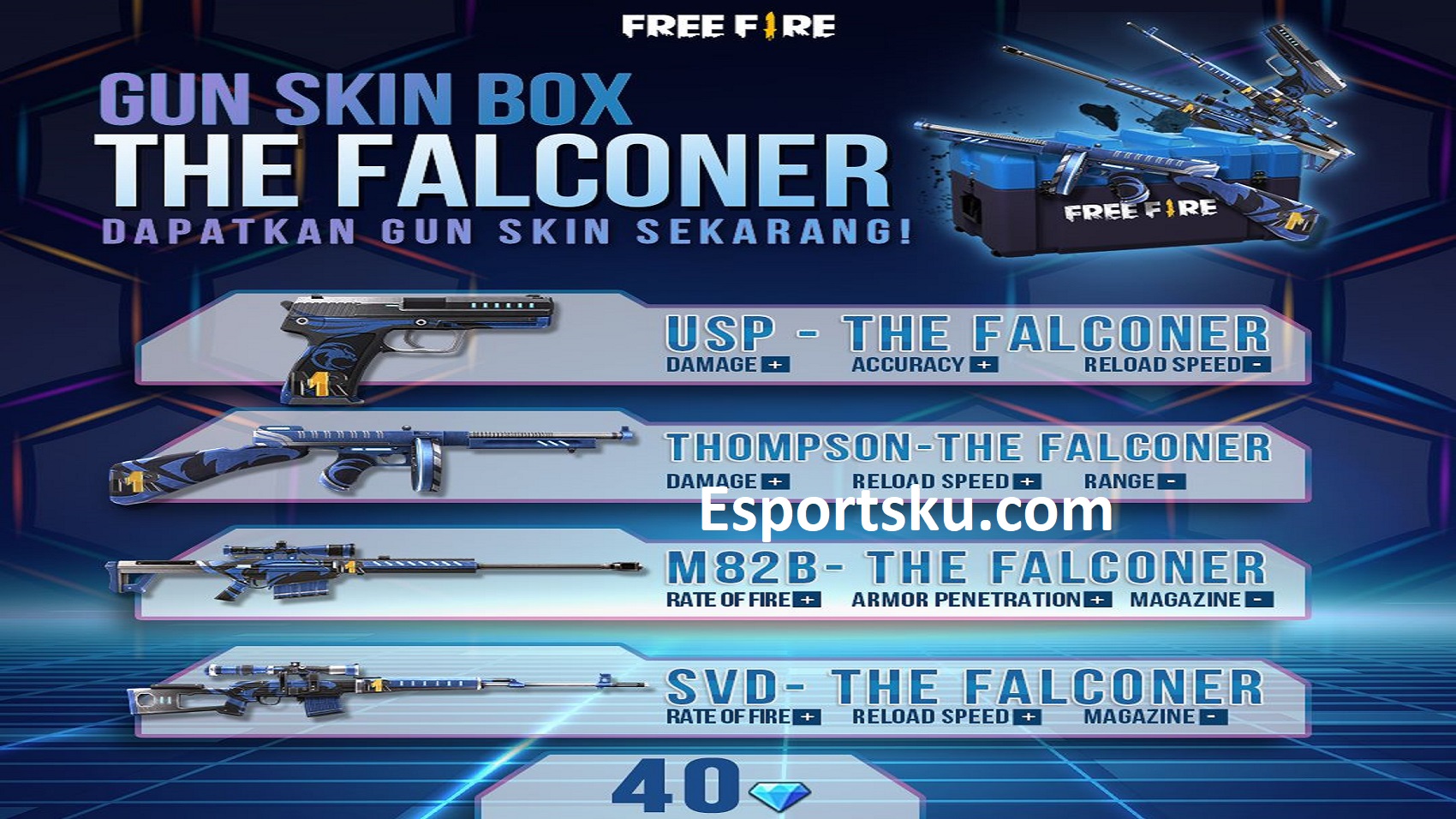 5 Skin M82B Free Fire (FF) Terbaik dan Tersakit – Esportsku