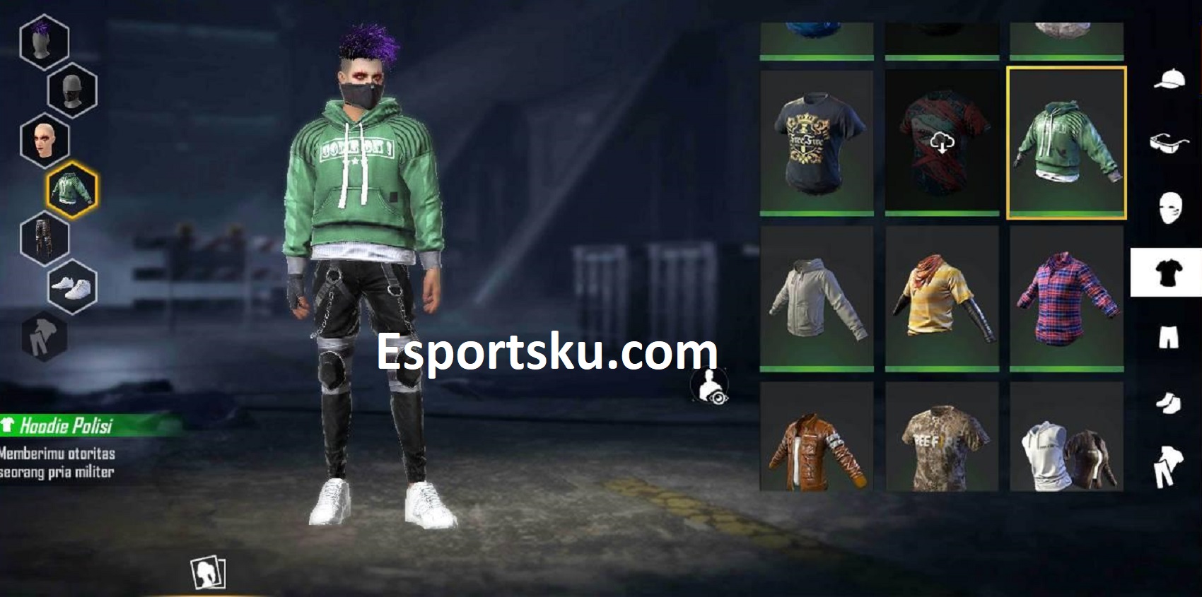 Baju Hoodie Polisi Free Fire (FF), Apa Itu? – Esportsku