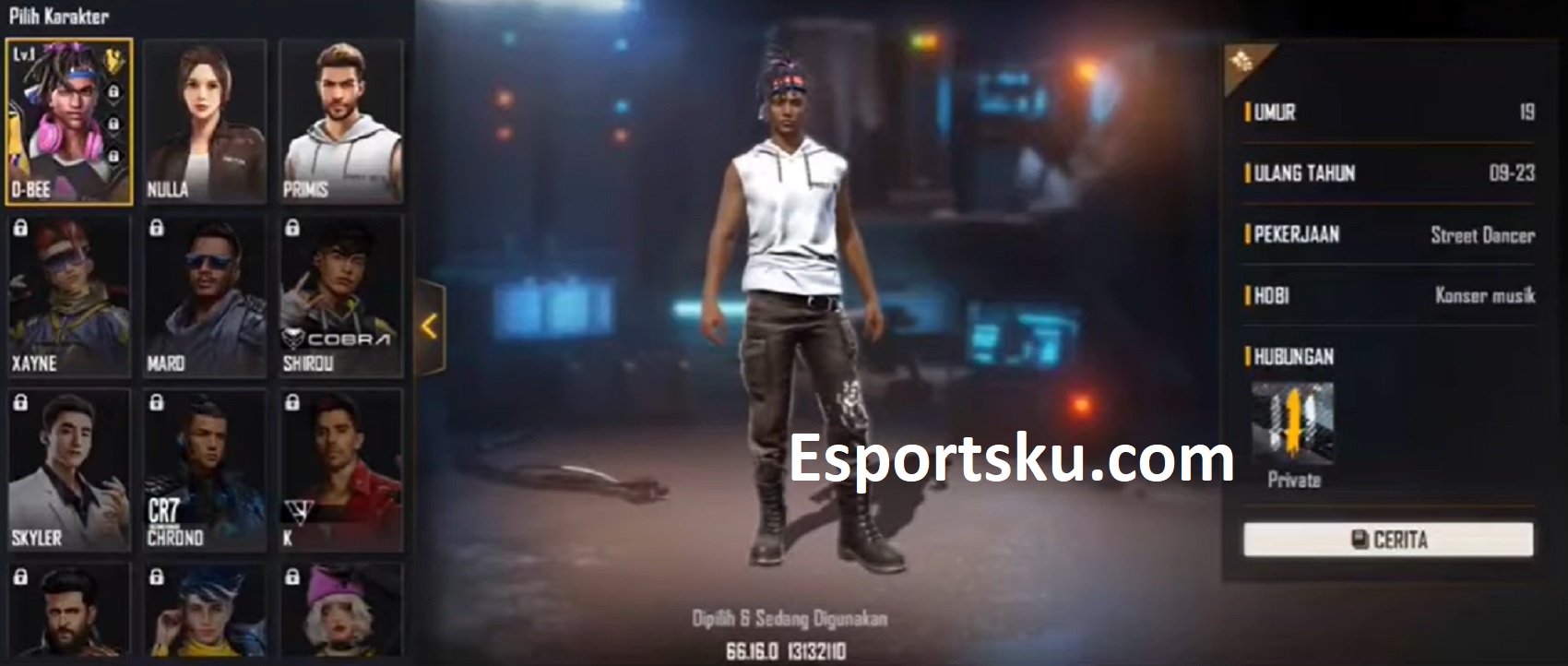 Daftar 60 Karakter Free Fire (FF) Terlengkap dan Terbaru! – Esportsku