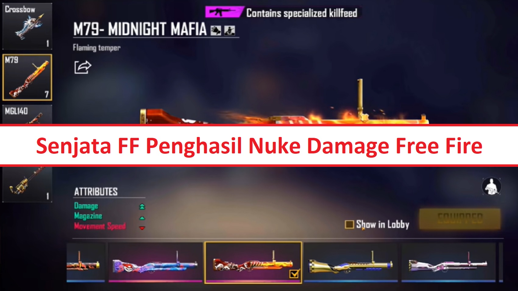 5 Senjata Penghasil Nuke Damage Free Fire (FF) – Esportsku