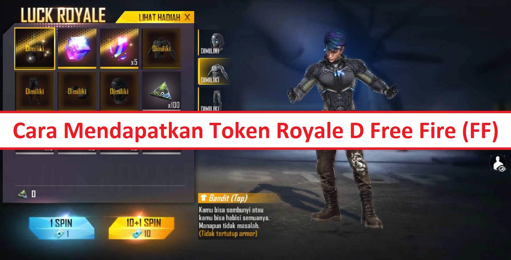 Cara Mendapatkan Token Royale D Free Fire (FF) – Esportsku