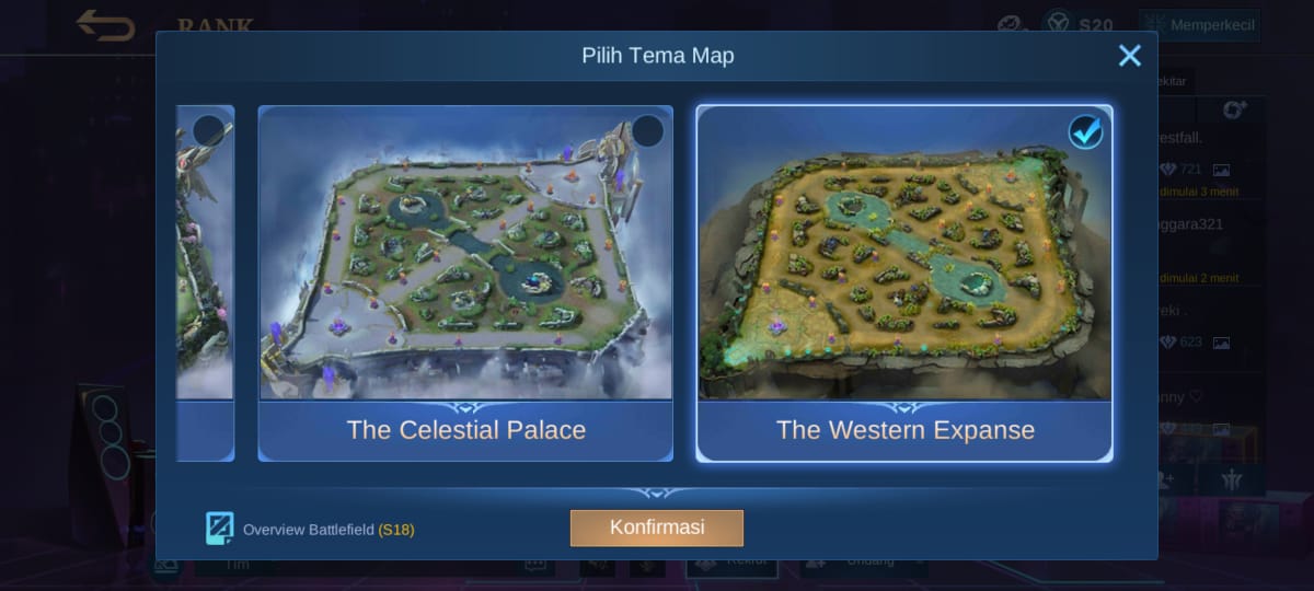 Ini Nama 3 Map Yang Ada Di Mobile Legends (ML) – Esportsku