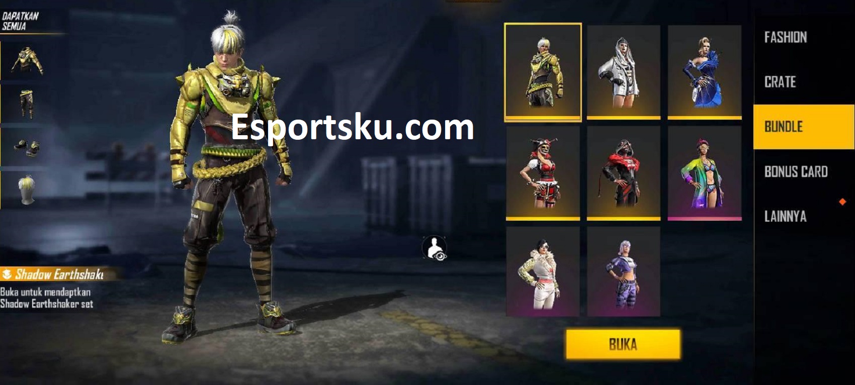 Gratiskan Bundle Earthshaker di Kode Redeem FF Terbaru, Buruan Tukar! – Esportsku