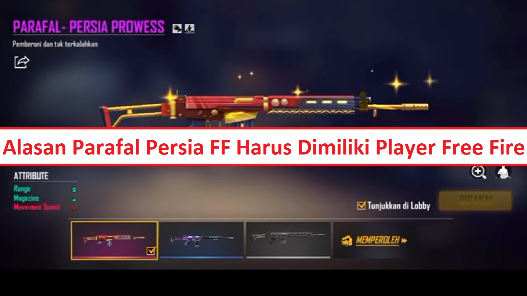 Alasan Parafal Persia FF Harus Dimiliki Player Free Fire – Esportsku