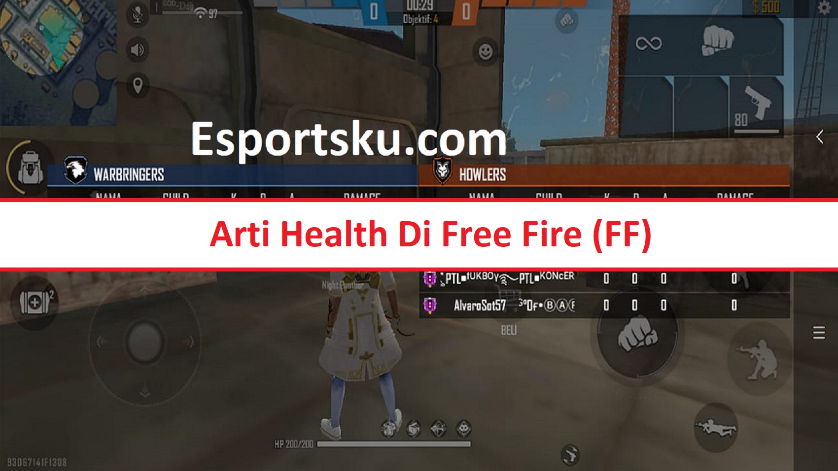 Arti Health Free Fire, Health FF Adalah Berikut Ini! – Esportsku
