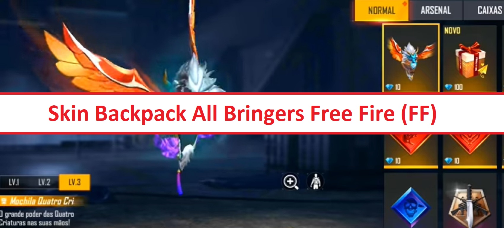 Skin Backpack All Bringers Free Fire (FF) – Esportsku