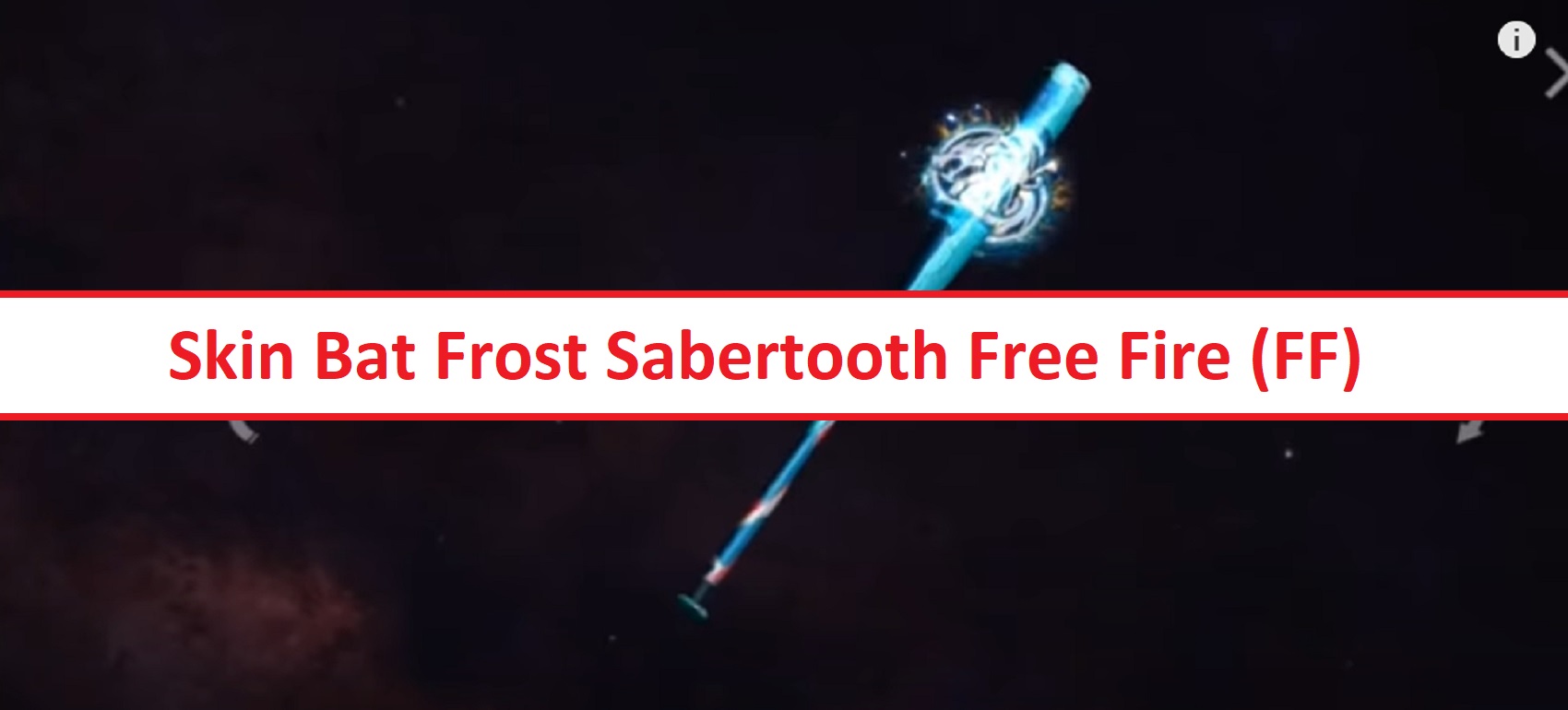 Skin Bat Frost Sabertooth Free Fire (FF) – Esportsku