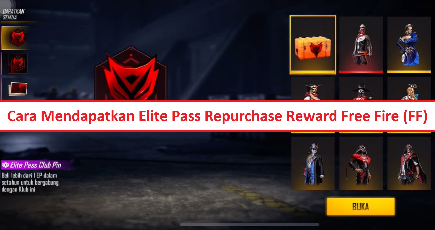 Cara Mendapatkan Elite Pass Repurchase Reward Free Fire (FF) – Esportsku
