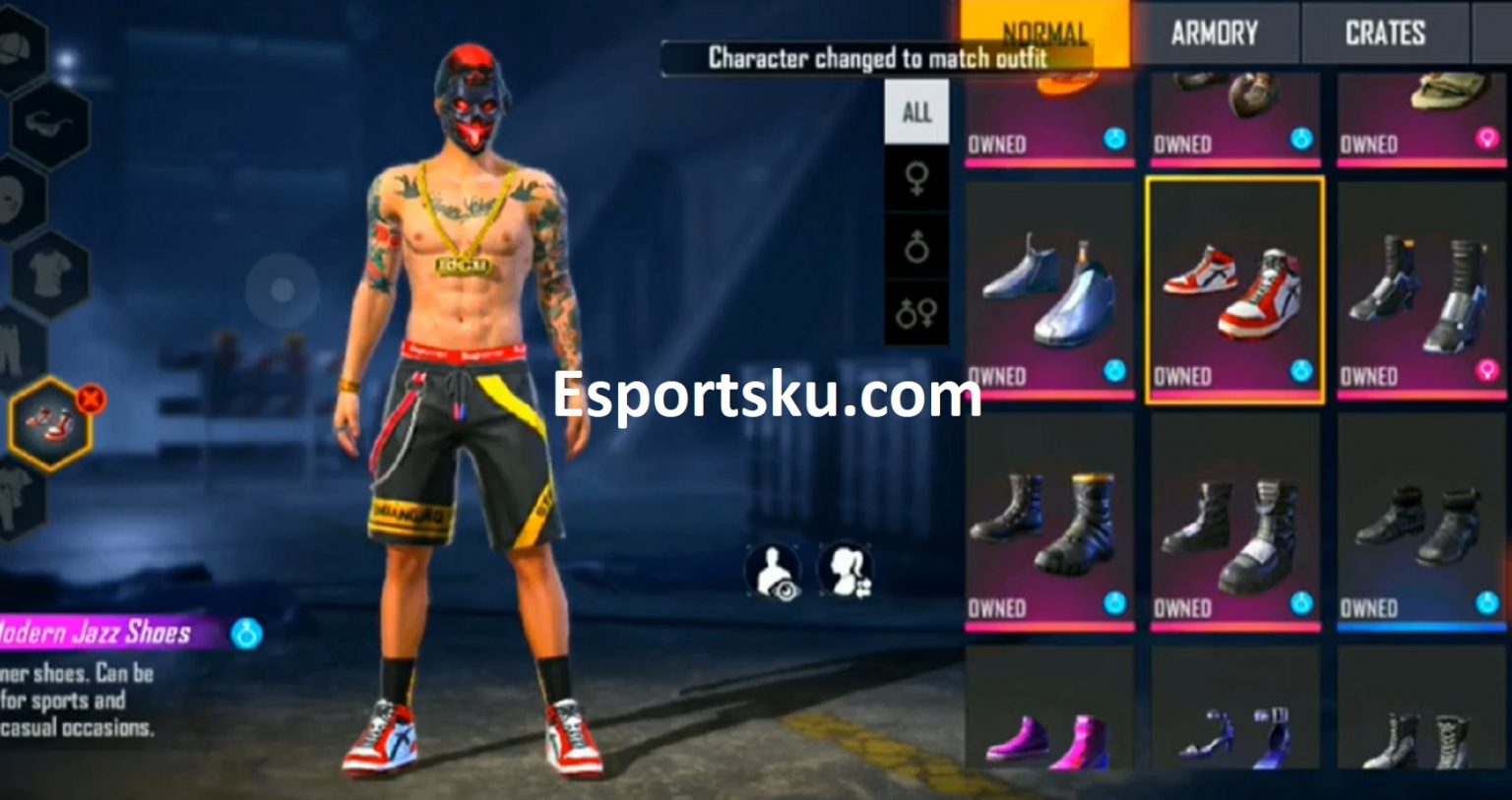 Cara Mendapatkan Sepatu Jordan Free Fire (FF) – Esportsku