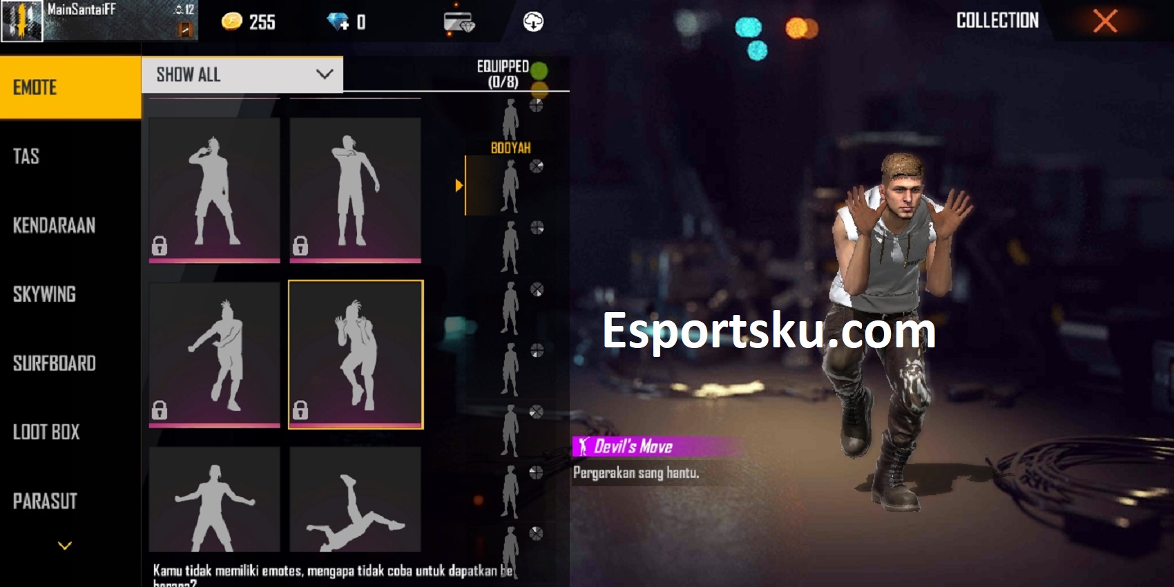 20 Emote FF Langka, Pemain Free Fire Wajib Punya! – Esportsku