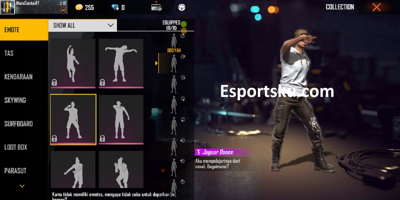 20 Emote FF Langka, Pemain Free Fire Wajib Punya! – Esportsku