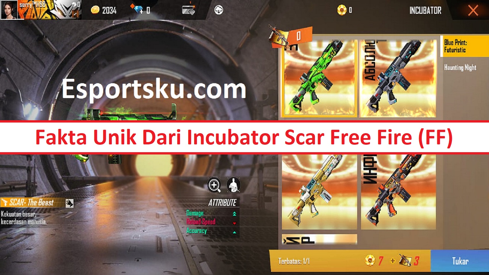 Fakta Unik Dari Incubator Scar Free Fire (FF) – Esportsku