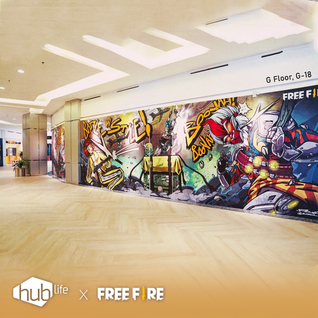 Kolaborasi Free Fire (FF) x Hub Life Mall – Esportsku