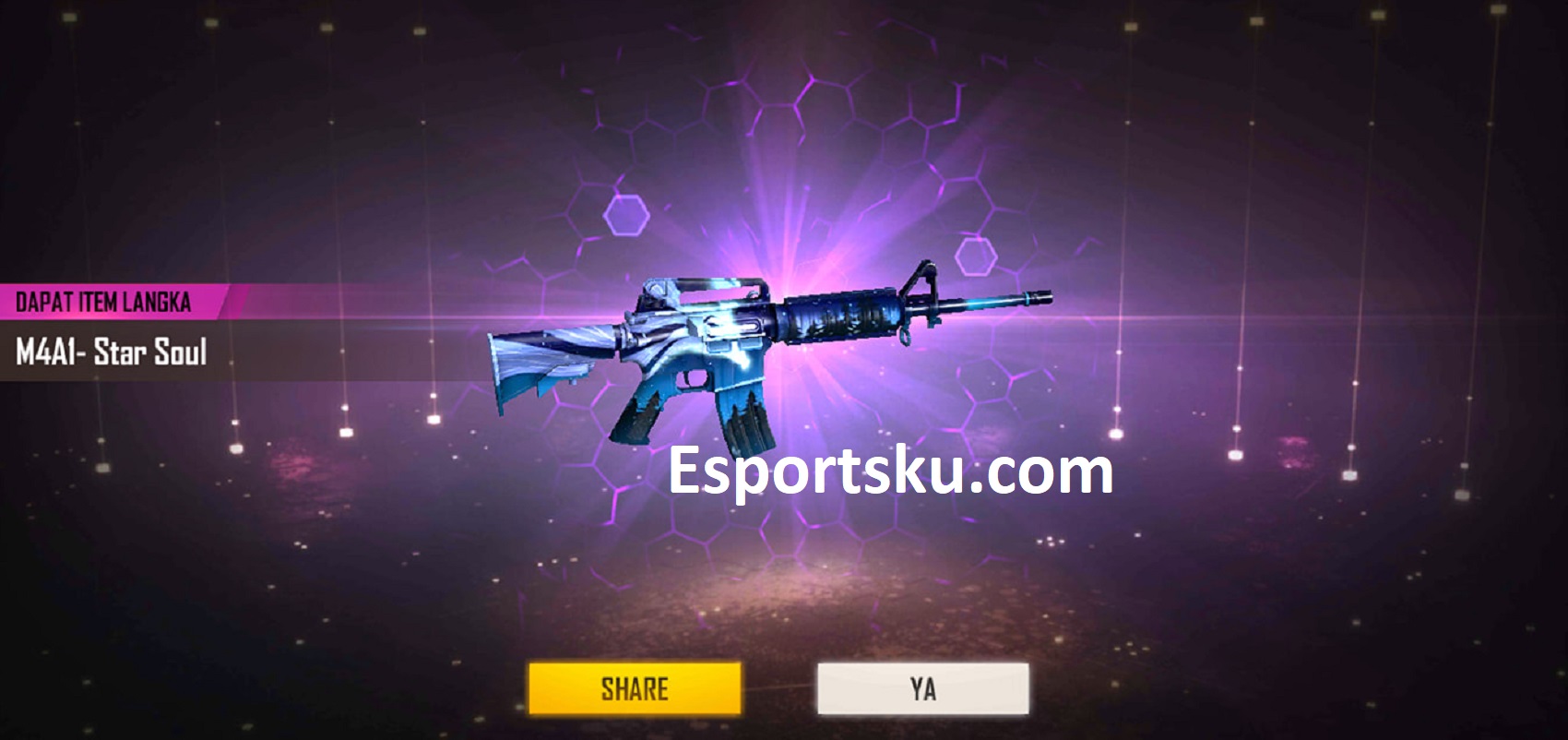 Harga Skin M4A1 Star Soul Epic Free Fire (FF) – Esportsku