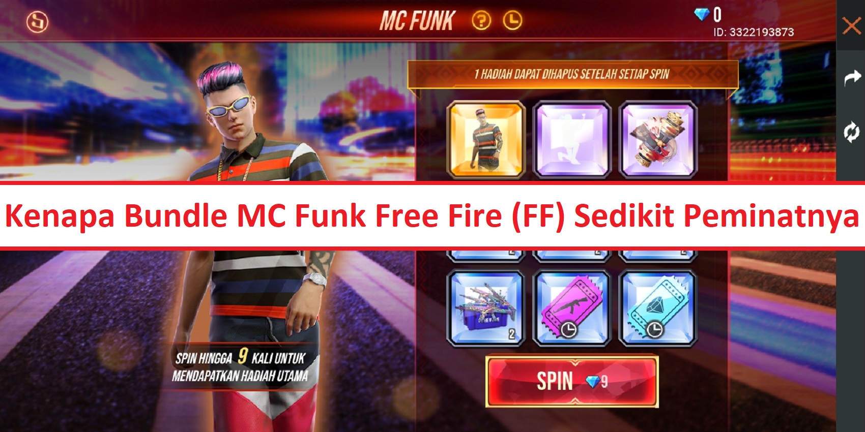 Kenapa Bundle MC Funk Free Fire (FF) Sedikit Peminatnya? – Esportsku