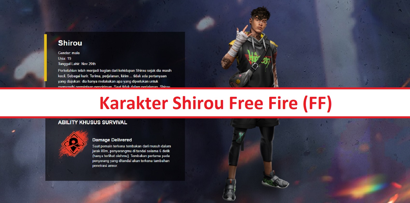 Karakter Shirou Free Fire (FF): Review, Skill, Tips, Trick dan ...