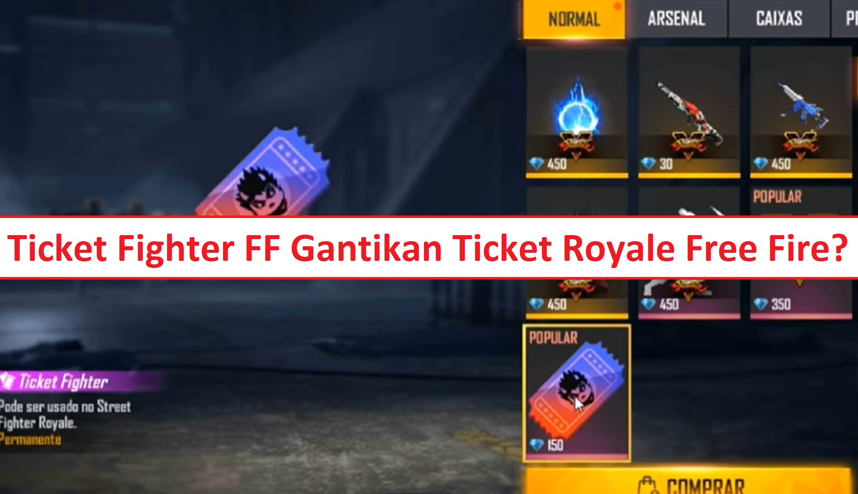 Ticket Fighter FF Gantikan Ticket Royale Free Fire? – Esportsku