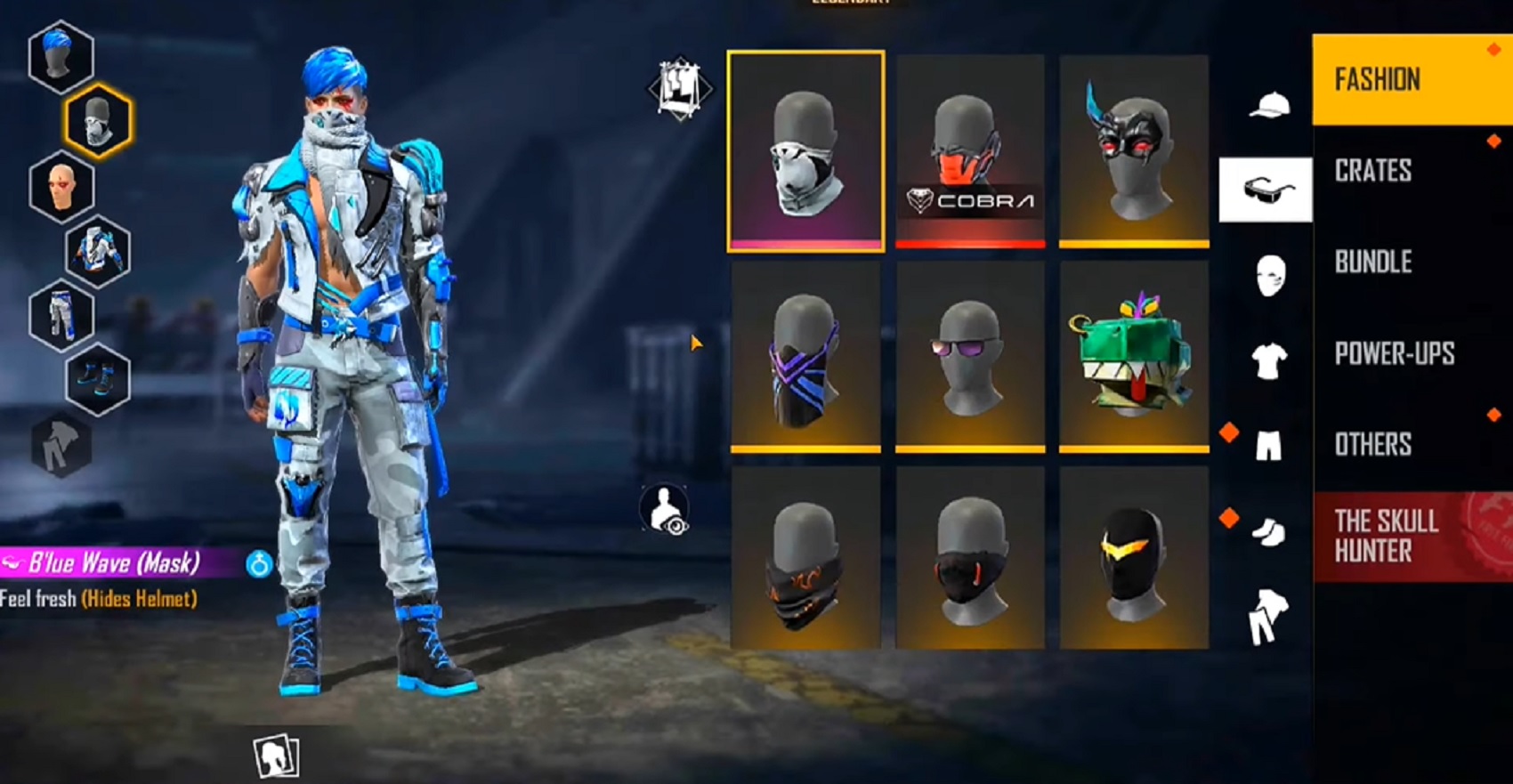 Bundle Blue Wave Free Fire (FF) Terbaru – Esportsku