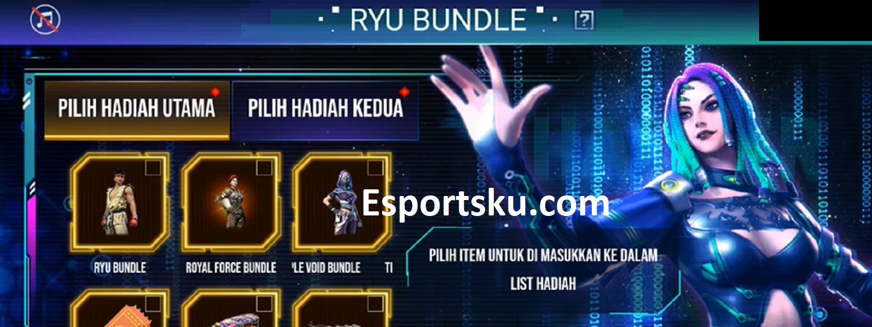 5 Alasan Harus Punya Bundle Ryu Free Fire (FF) – Esportsku