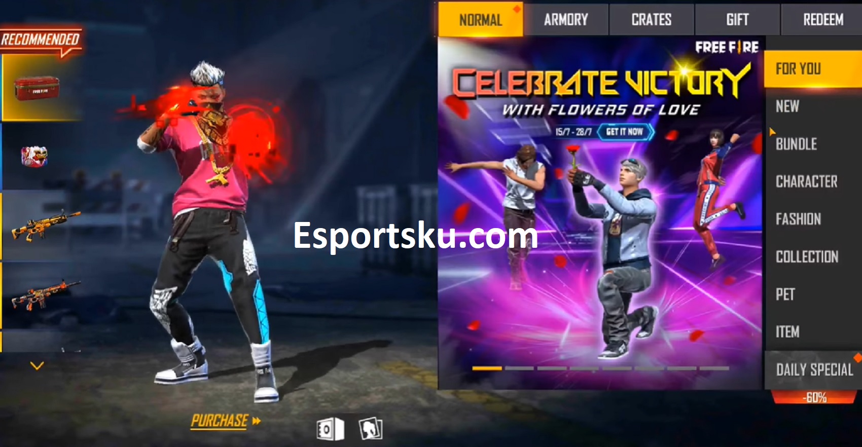 Celebrate Victory Loot Crate Free Fire (FF) – Esportsku