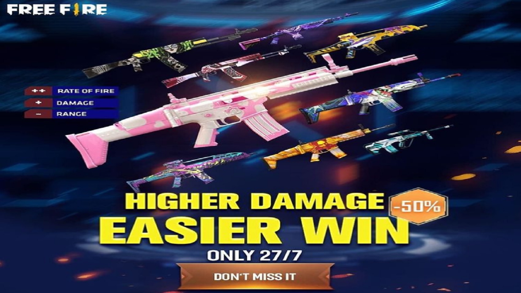 Event Higher Damage Easier Win Free Fire (FF) – Esportsku
