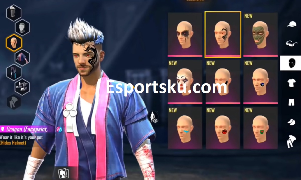 10 Facepaint FF Terkeren di Free Fire – Esportsku