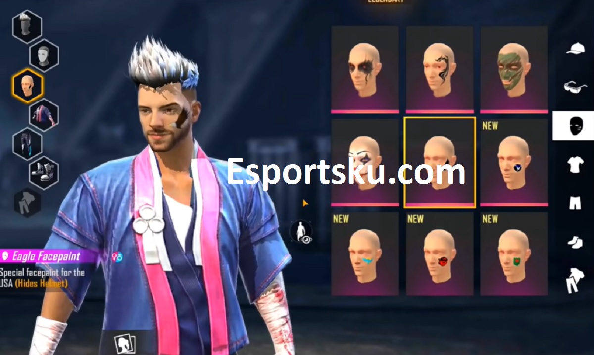 10 Facepaint FF Terkeren di Free Fire – Esportsku