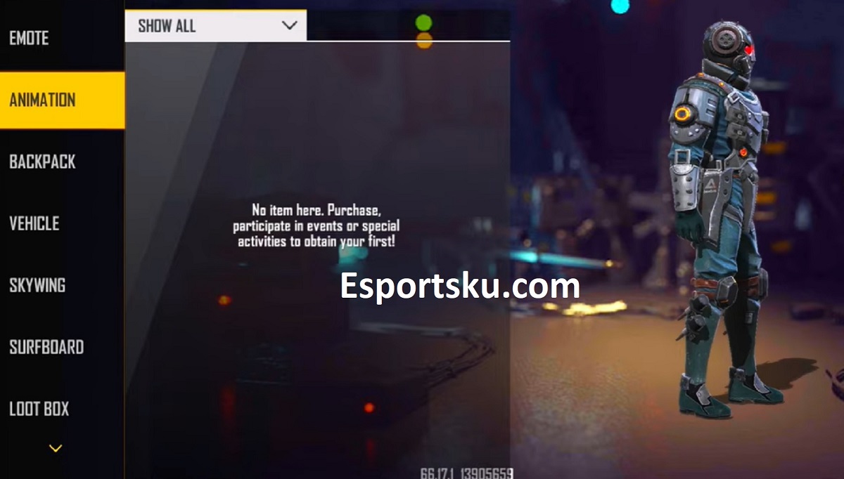 Animation Ada di Collection Free Fire (FF), Apa Itu? – Esportsku