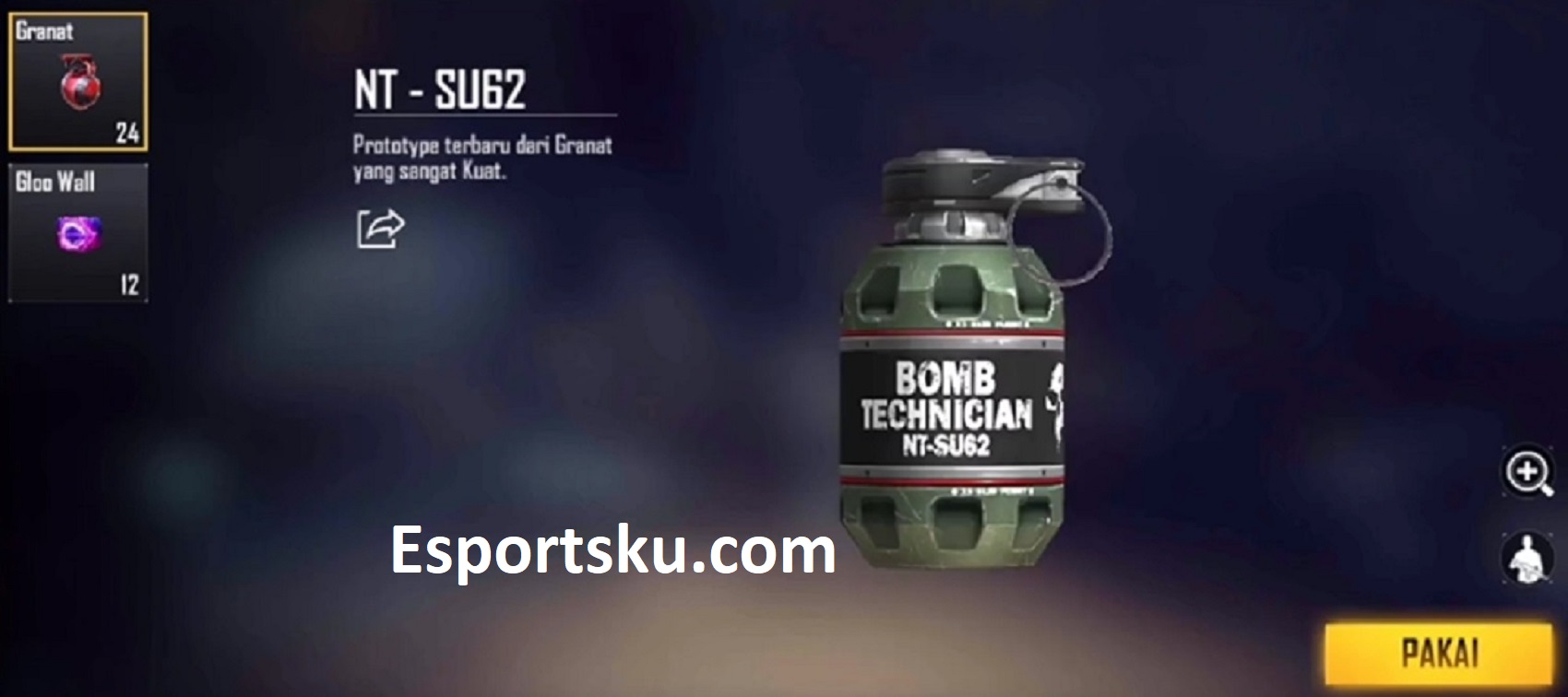 25 Skin Grenade Efek Terkeren Free Fire (FF) – Esportsku