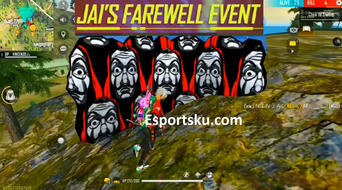 Event Farewell Jai Free Fire (FF), Apa Ini? – Esportsku