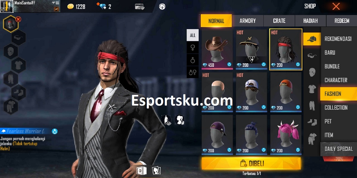 Cara Mendapatkan Rambut Jamet Free Fire (FF) – Esportsku