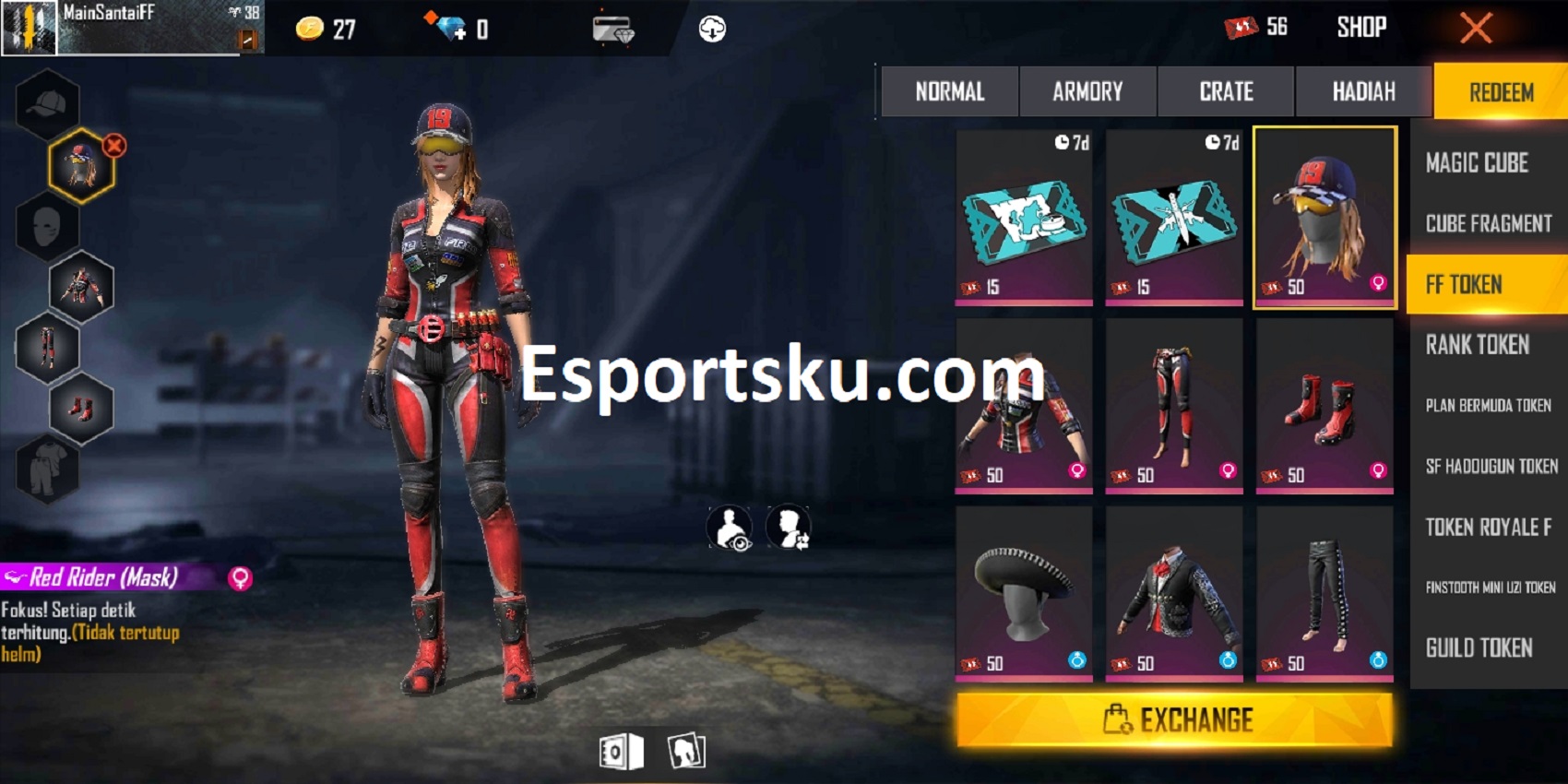 Cara Mendapatkan Bundle Red Rider Free Fire (FF) – Esportsku