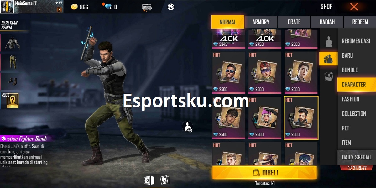 Secret Mission Jai Free Fire (FF), Event Terbaru? – Esportsku