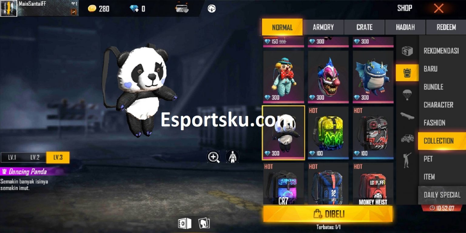 20 Skin Backpack FF Terbaik dan Terkeren di Free Fire – Esportsku