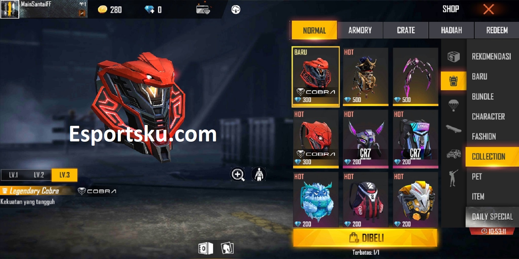 20 Skin Backpack FF Terbaik dan Terkeren di Free Fire – Esportsku