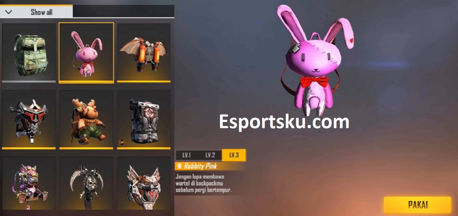 20 Skin Backpack FF Terbaik dan Terkeren di Free Fire – Esportsku