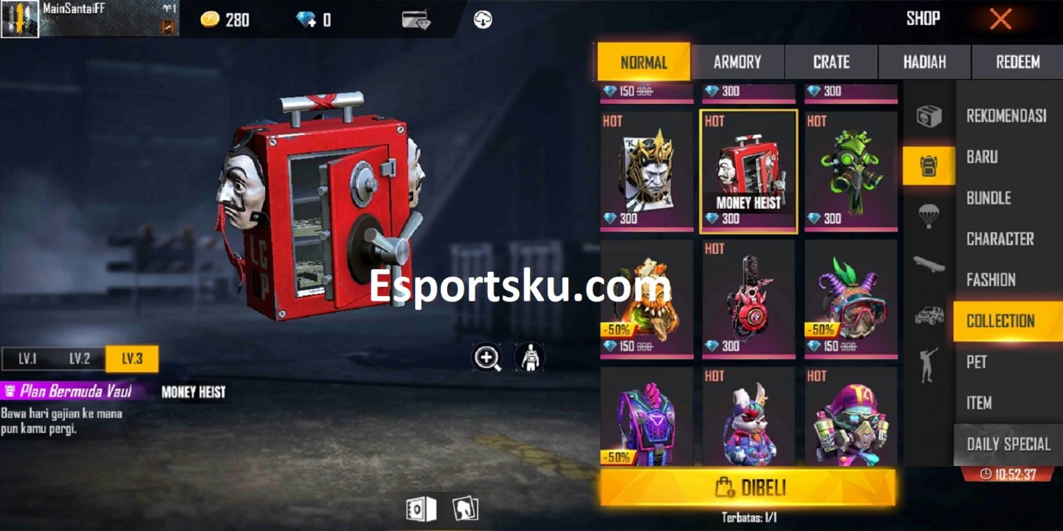 20 Skin Backpack FF Terbaik dan Terkeren di Free Fire – Esportsku